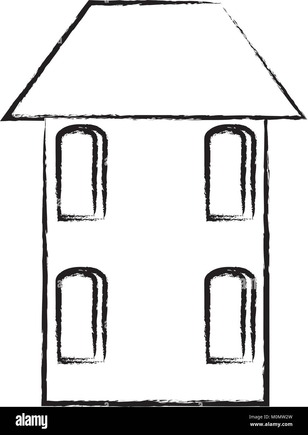 Old house icon Stock Vector Image & Art - Alamy