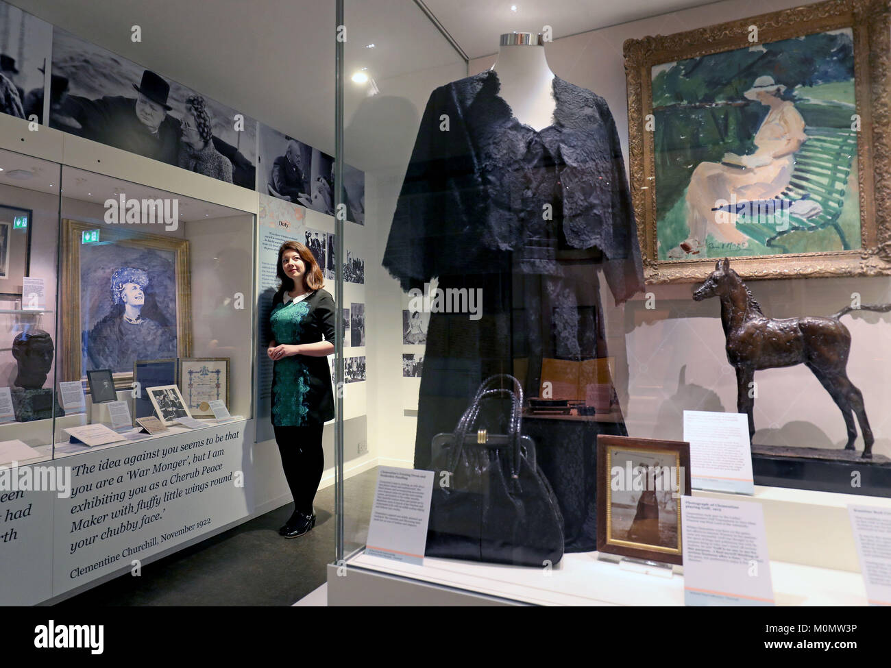 Katherine Carter, curator at Chartwell, the former home of Sir Winston ...