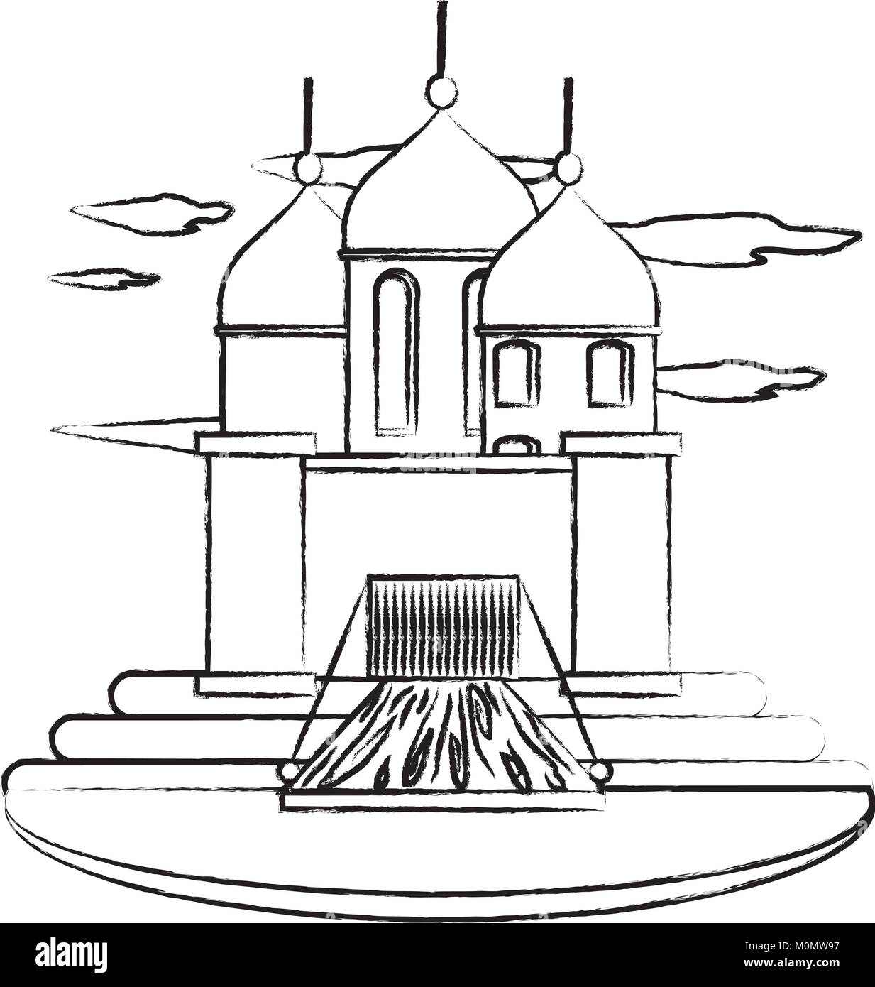 arabian castle design Stock Vector Image & Art - Alamy