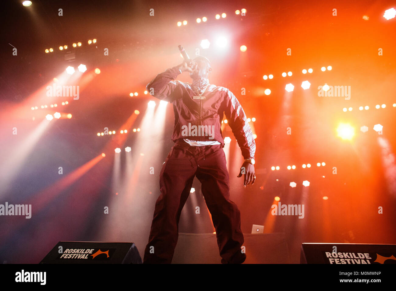 The American rapper and lyricist Freddie Gibbs performs a live concert ...