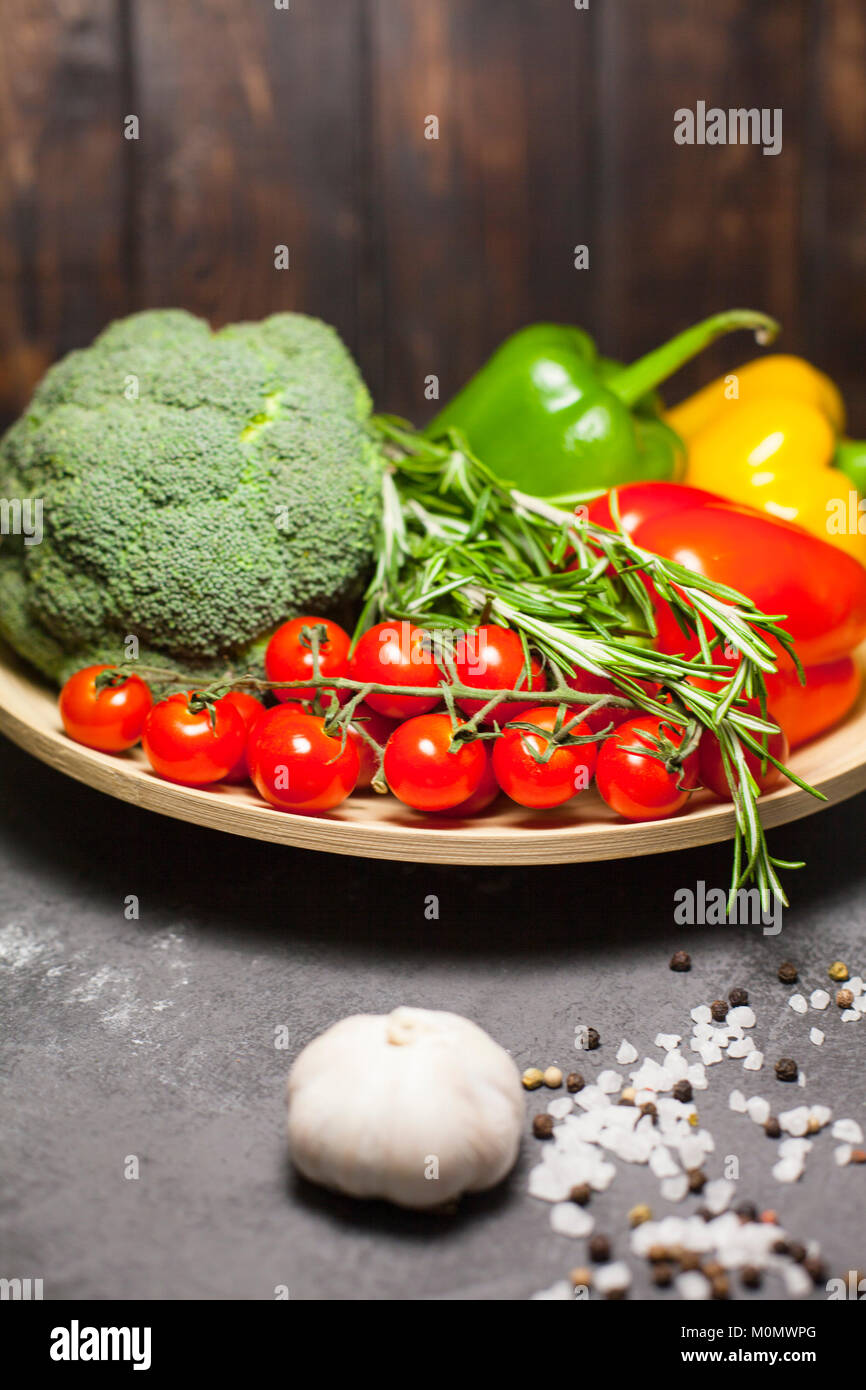 Vegetables on a pale Stock Photo - Alamy