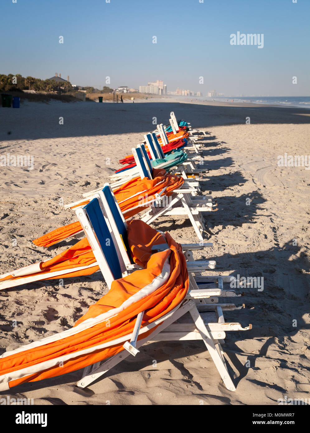 Orange Beach Chairs High Resolution Stock Photography and Images - Alamy