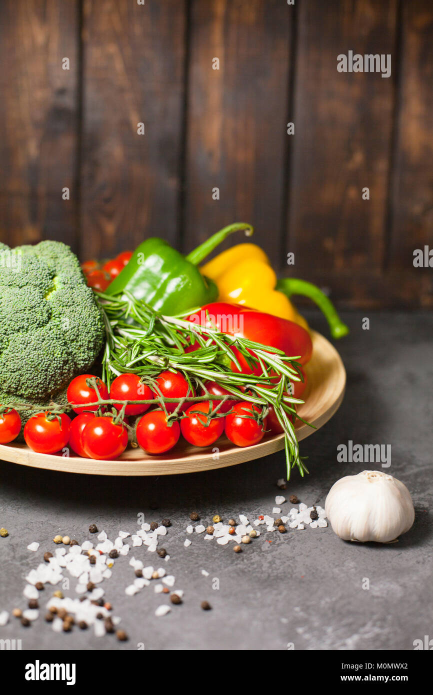 Vegetables on a pale Stock Photo - Alamy