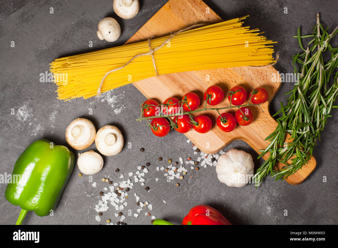 Set of cooking ingridients Stock Photo - Alamy
