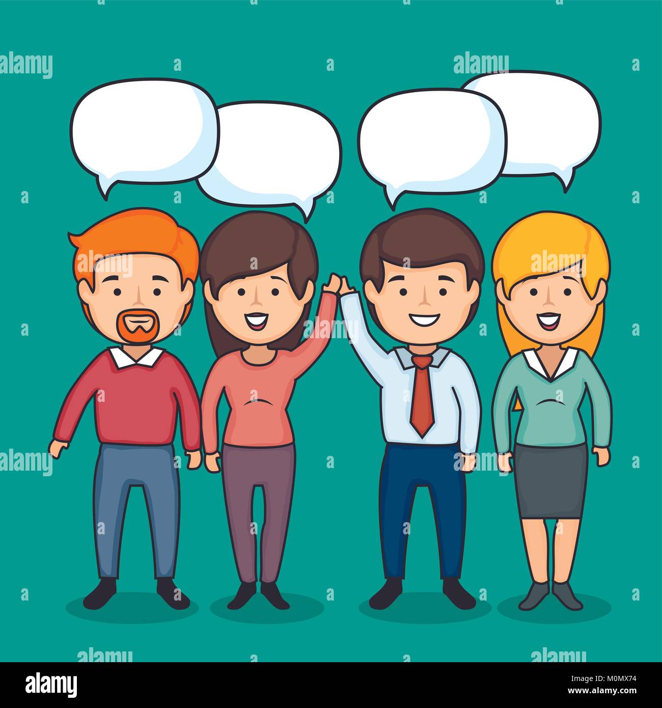 Businessperson talking Stock Vector Images - Alamy