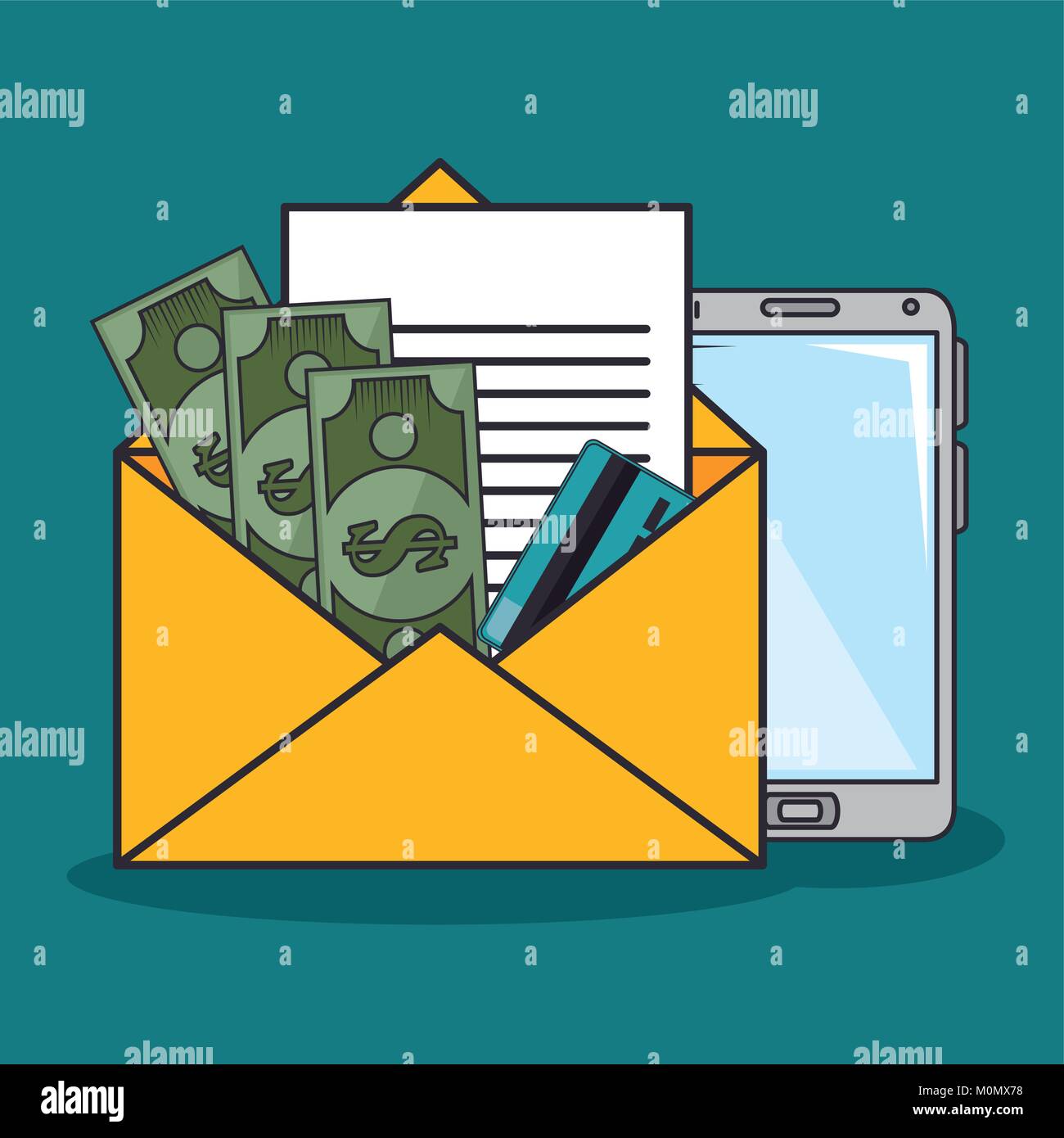 Money related objects design hi-res stock photography and images - Alamy