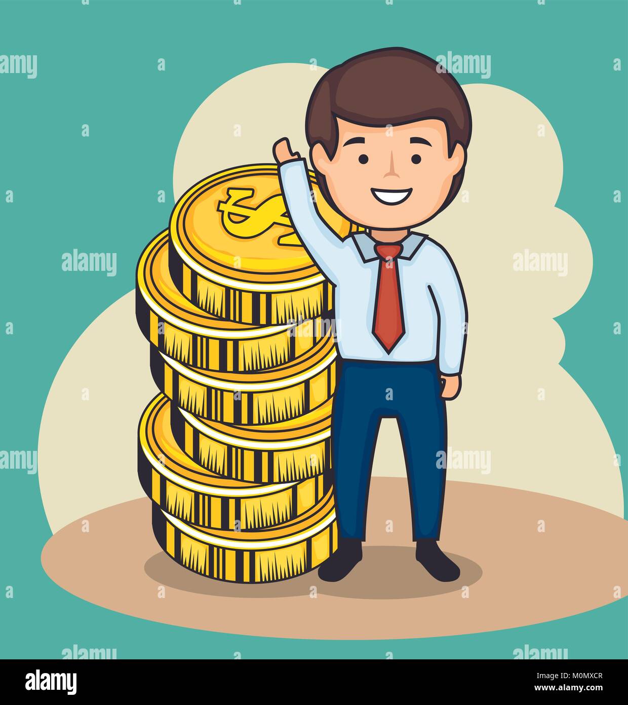 Money related objects design hi-res stock photography and images - Alamy