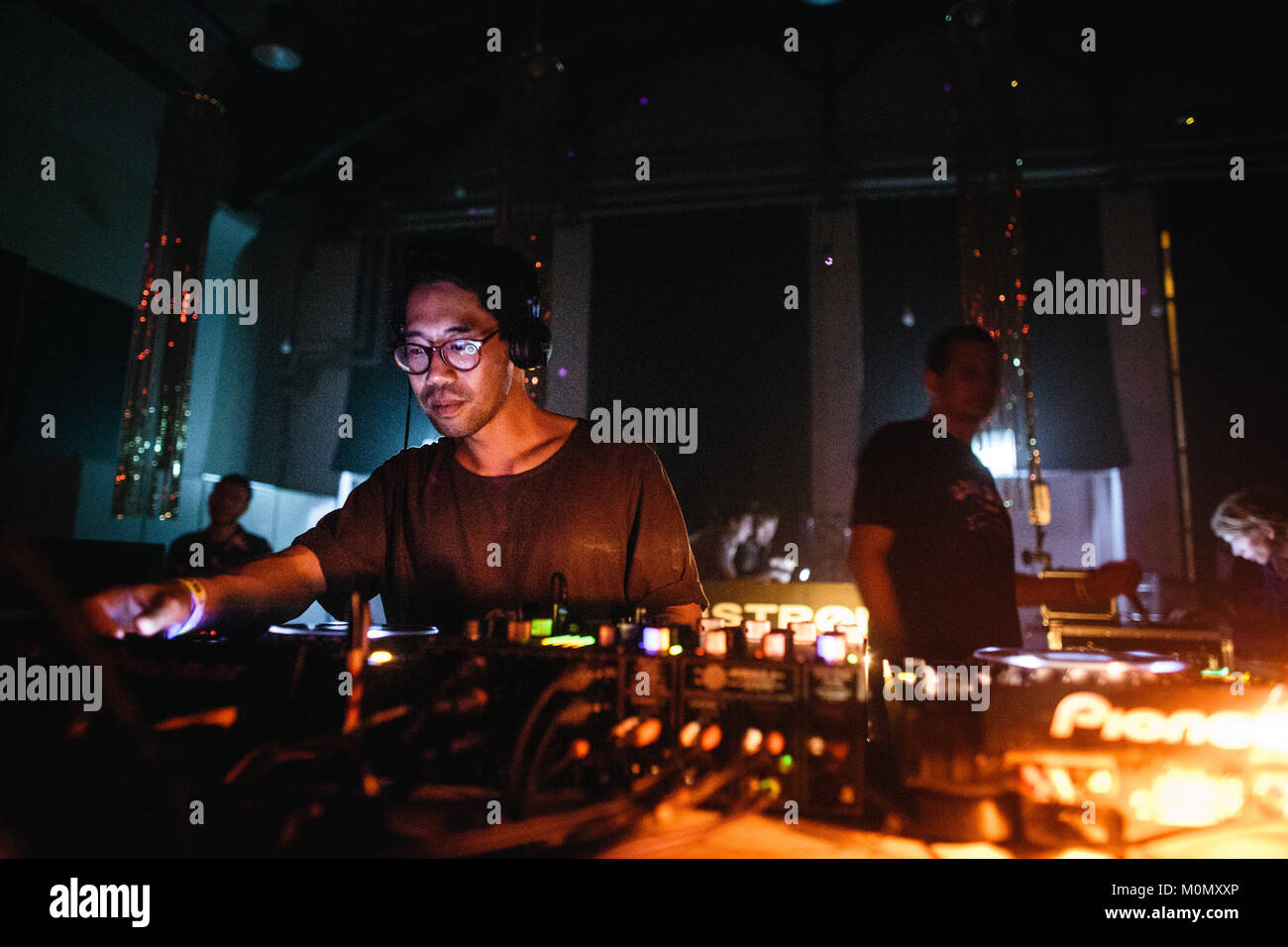 The German record producer, DJ and electronic musician Hunee performs a ...