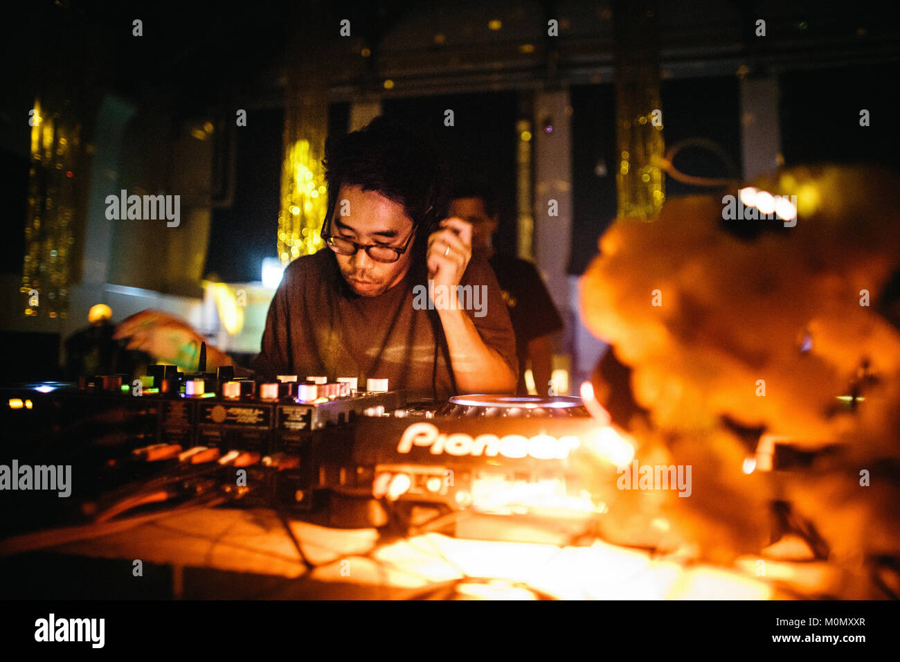 The German record producer, DJ and electronic musician Hunee performs a ...