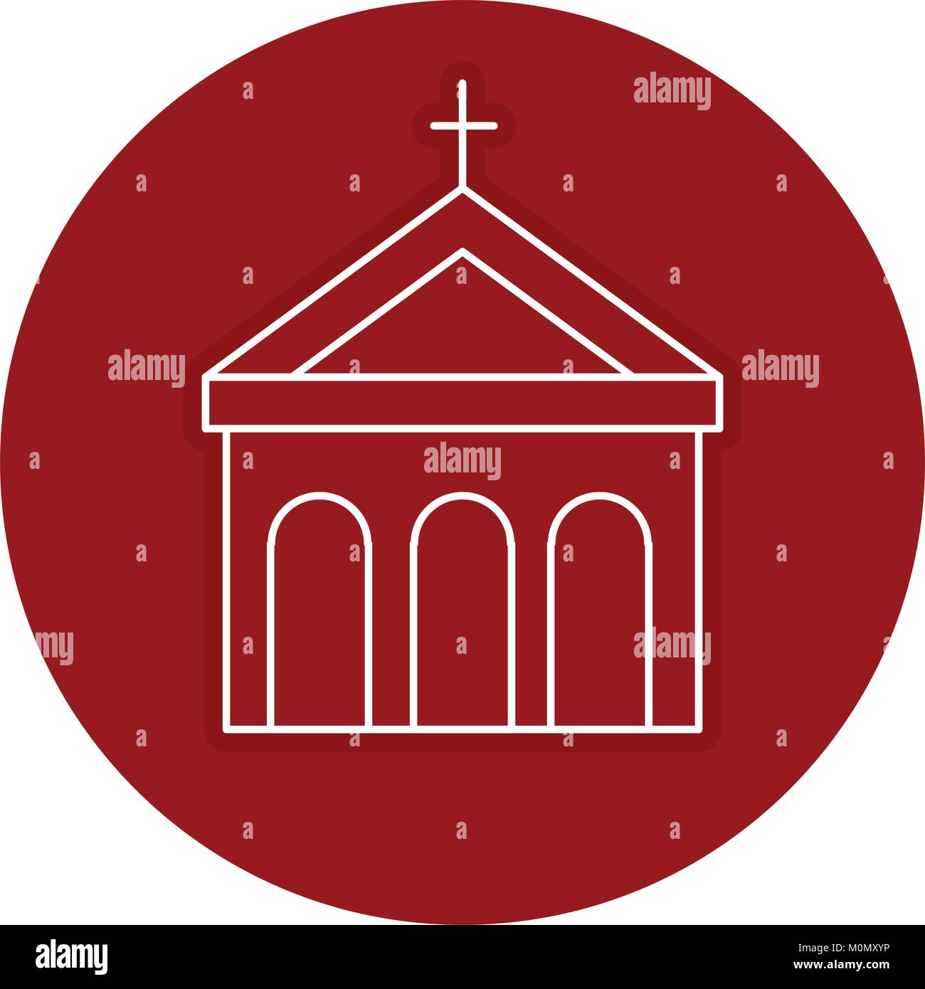 Little catholic church Stock Vector Images - Alamy