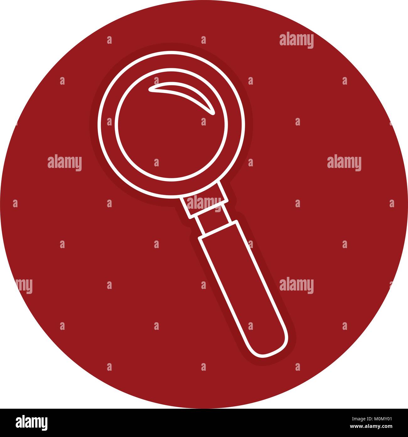 search magnifying glass icon Stock Vector Image & Art - Alamy
