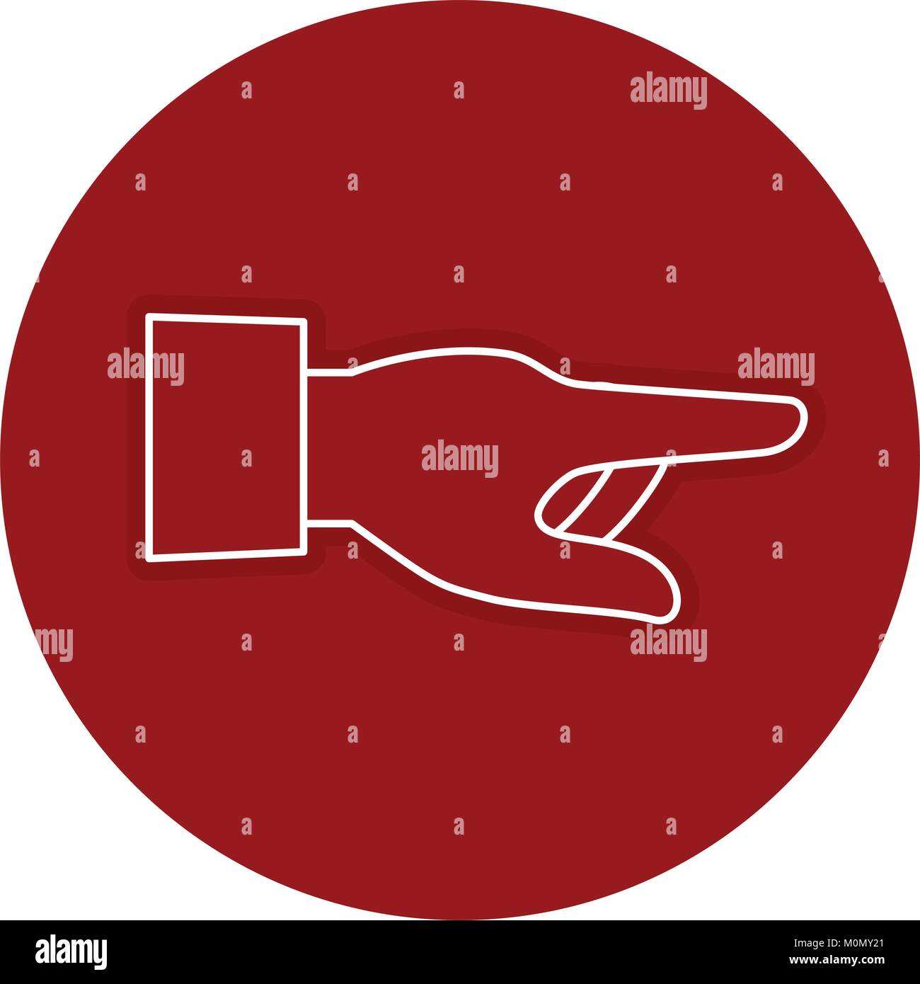 hand human index icon Stock Vector Image & Art - Alamy