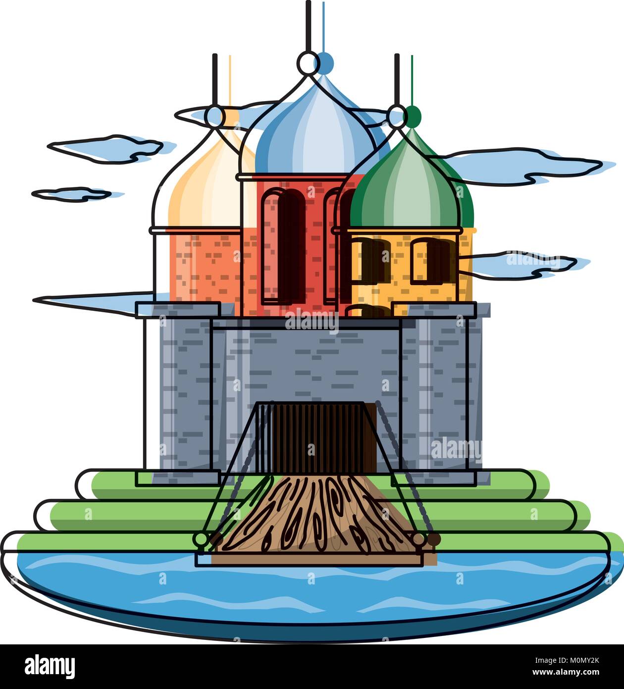 arabian castle design Stock Vector Image & Art - Alamy