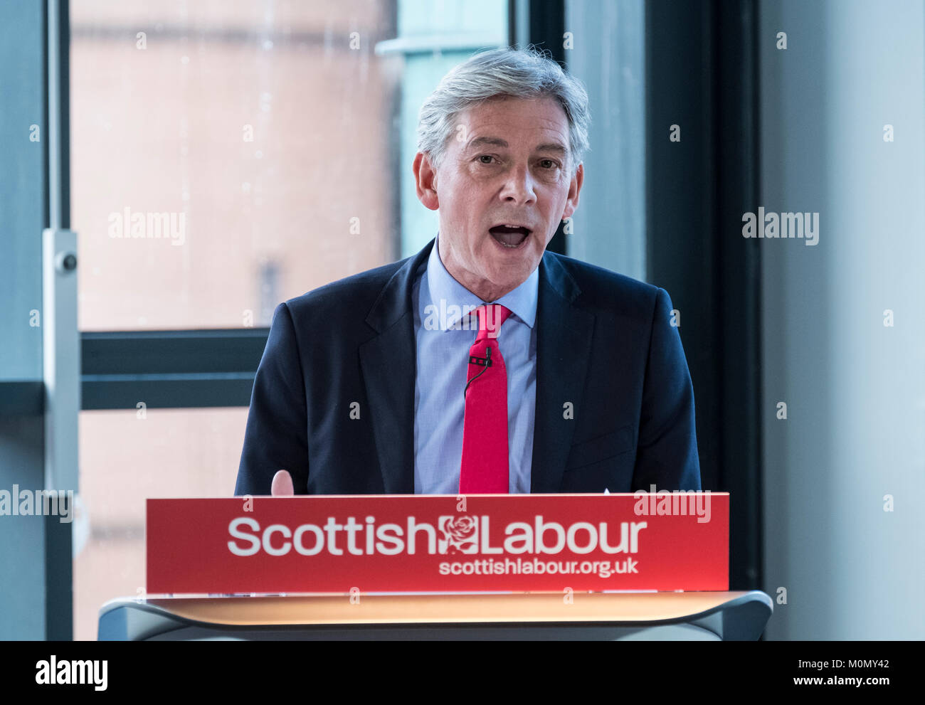 Scottish Labour Party Leader Richard Leonard delivers major speech at ...