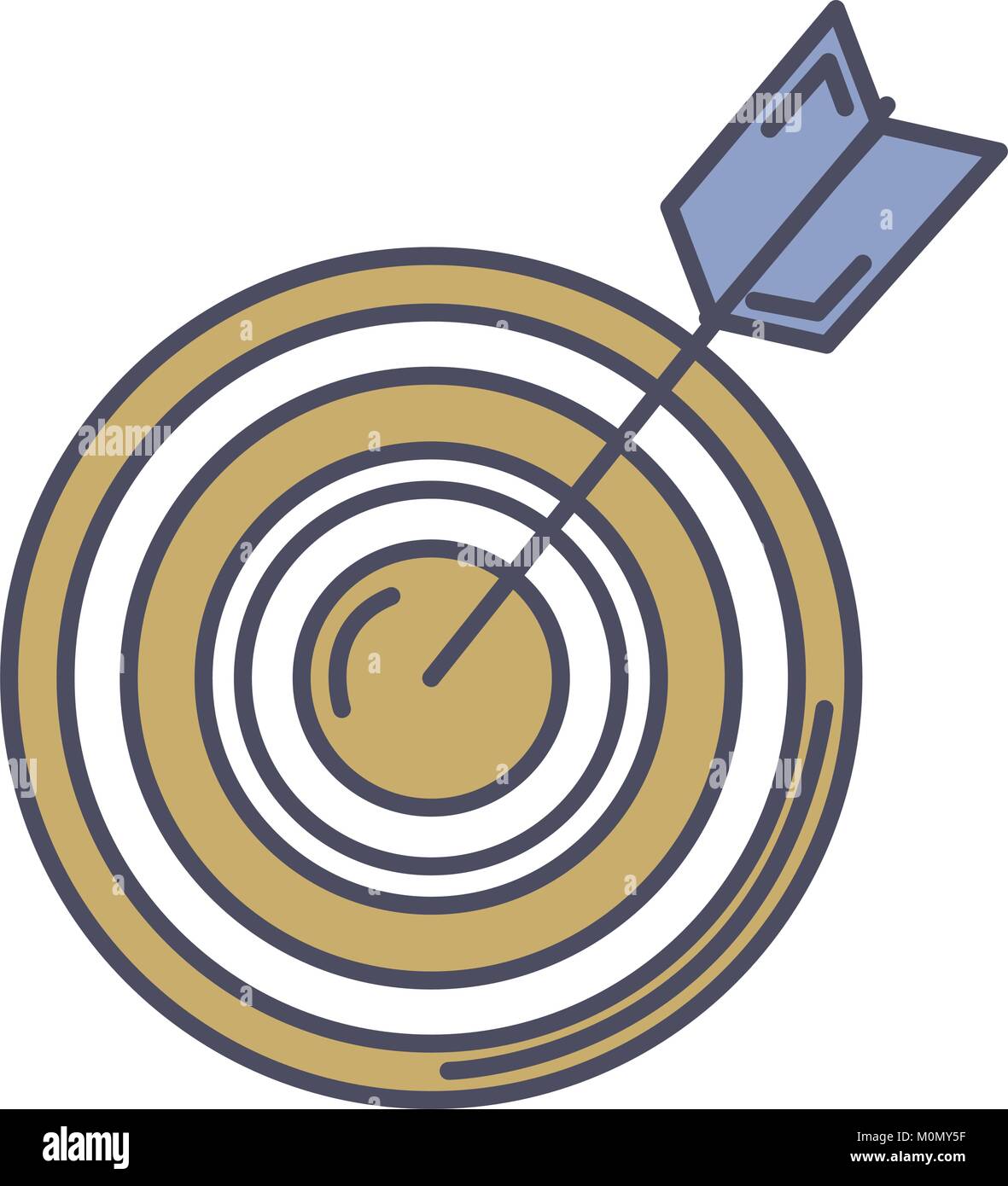 target with arrow icon Stock Vector Image & Art - Alamy