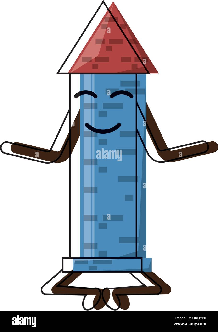 Kawaii rocket icon Stock Vector Image & Art - Alamy