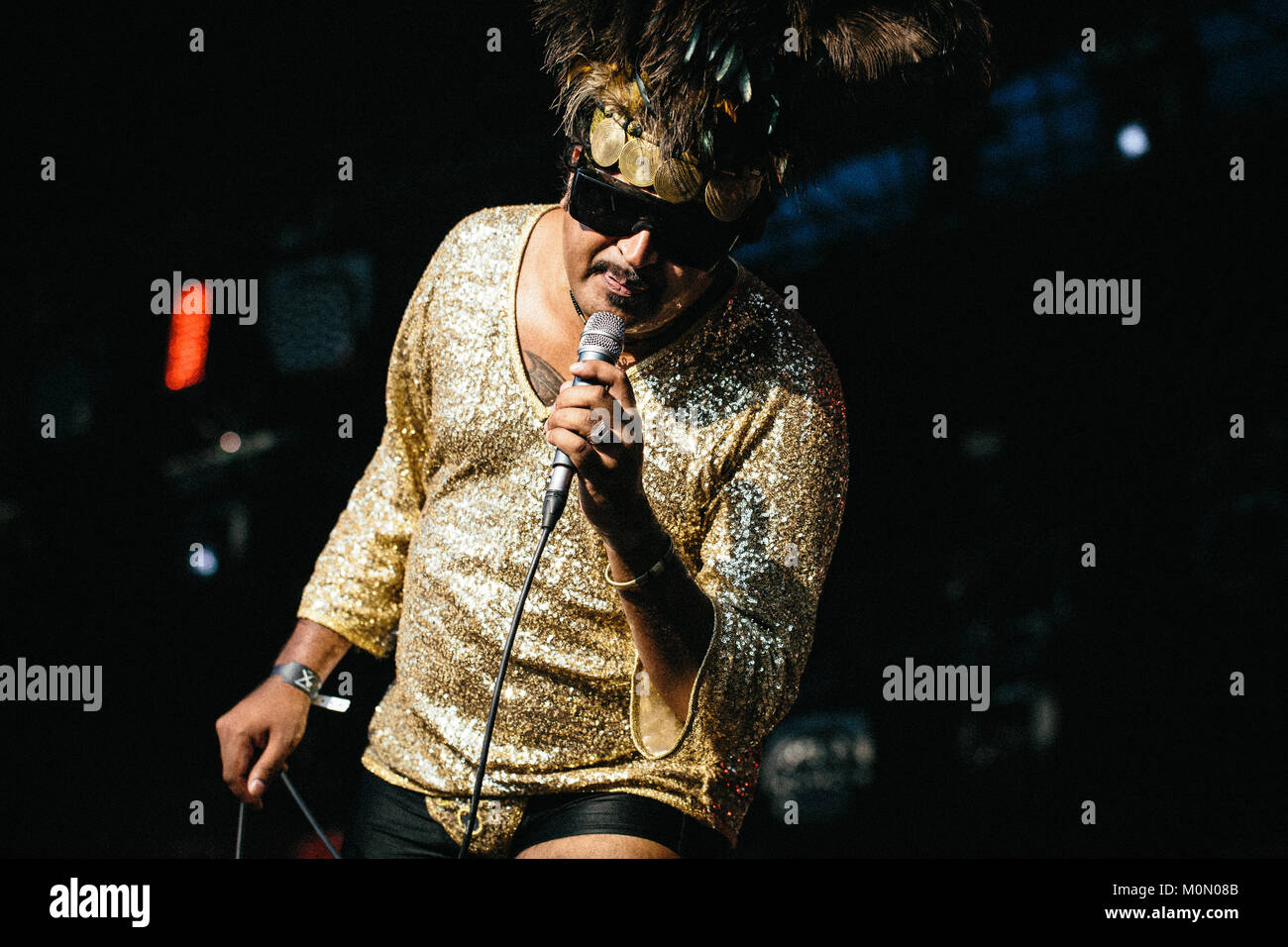 The Berlin-based international garage rock band King Khan and the ...