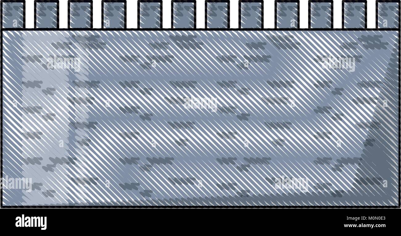 Medieval wall of castle Stock Vector Image & Art - Alamy