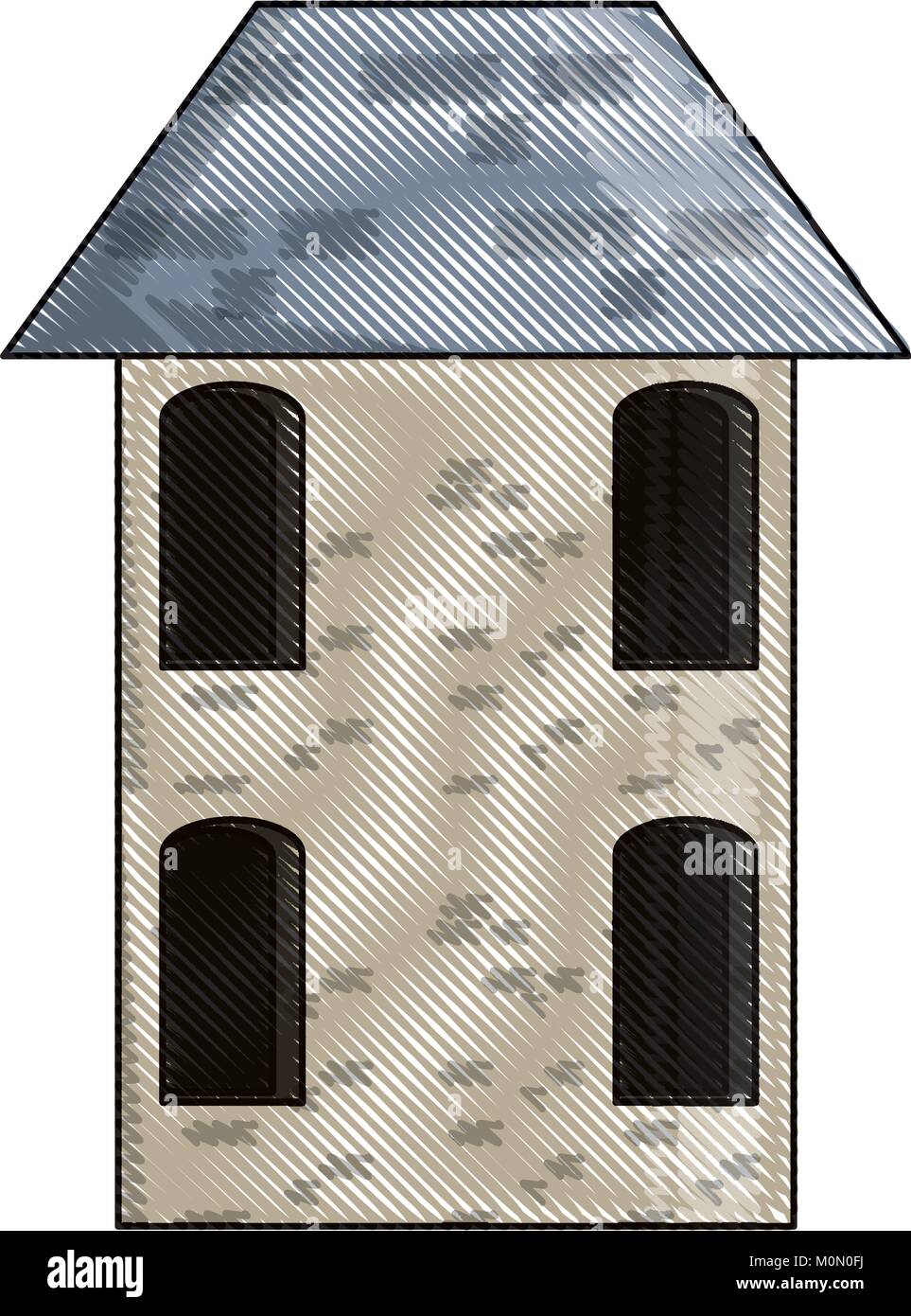 Old house icon Stock Vector Image & Art - Alamy