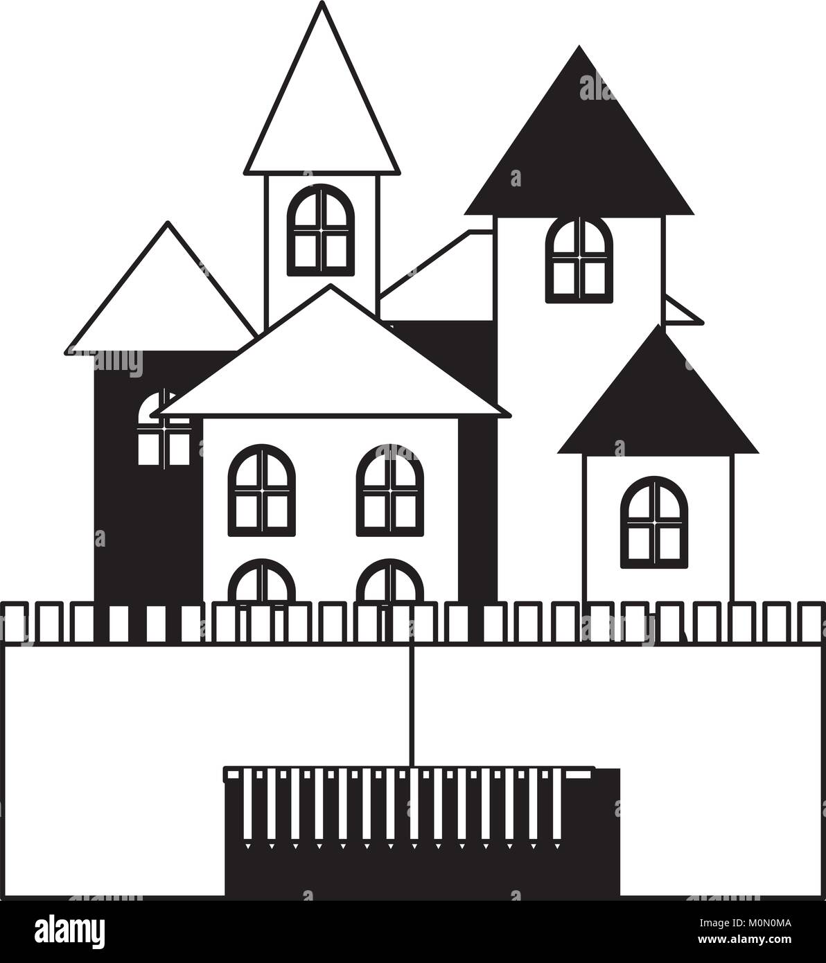 Medieval castle icon Stock Vector Image & Art - Alamy