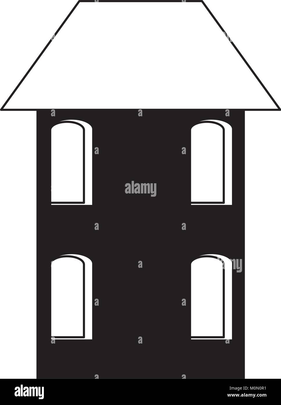 Old house icon Stock Vector Image & Art - Alamy