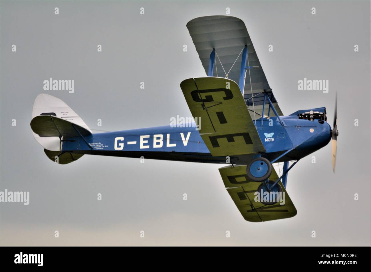 De Havilland DH 60 Cirrus moth G-EBLV at shuttleworth airshow2017 Stock ...