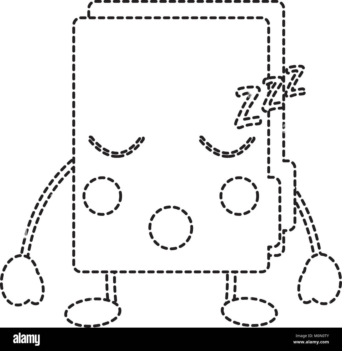 folder document kawaii cute cartoon Stock Vector Image & Art - Alamy