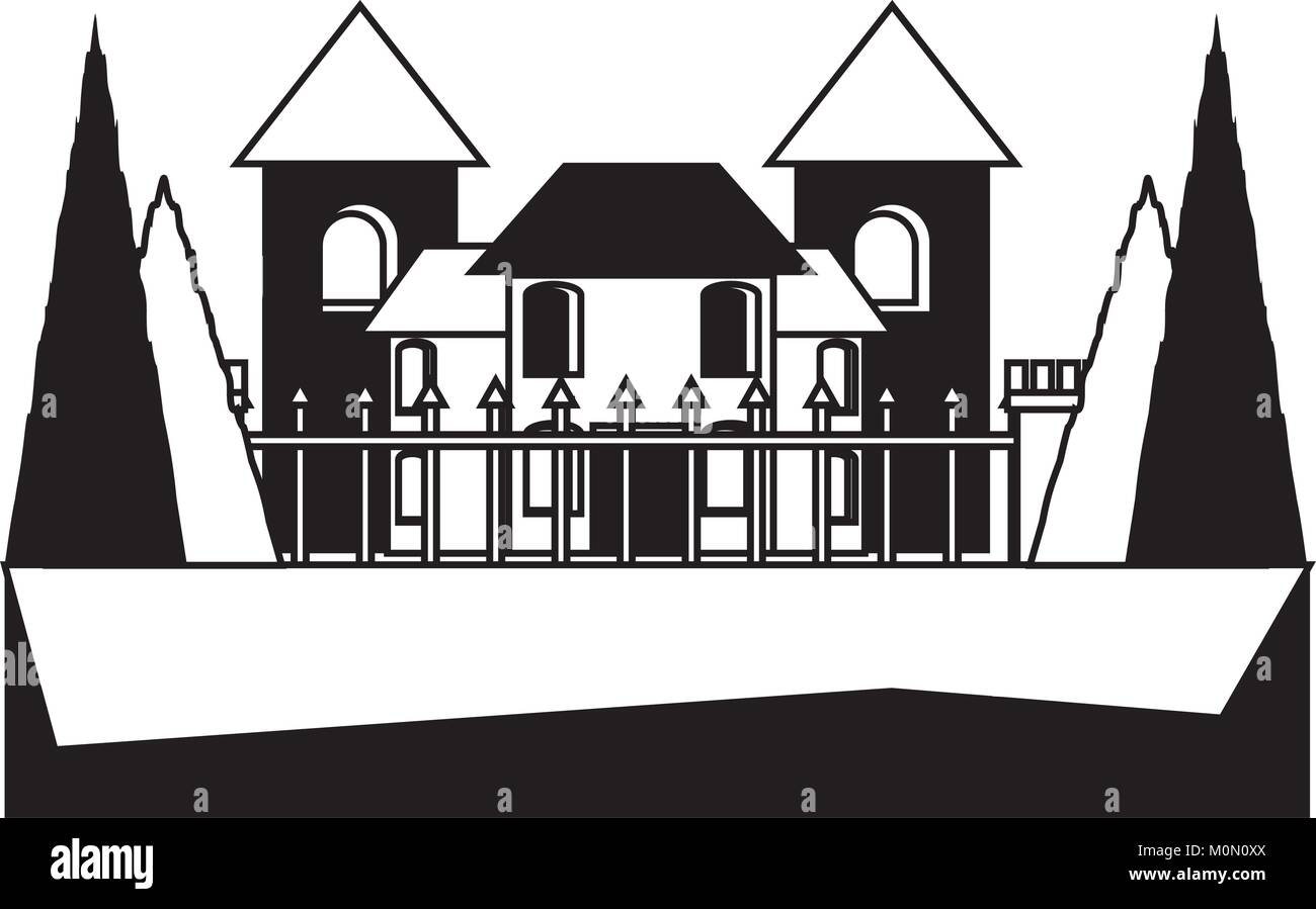 Modern castle icon image Stock Vector Image & Art - Alamy