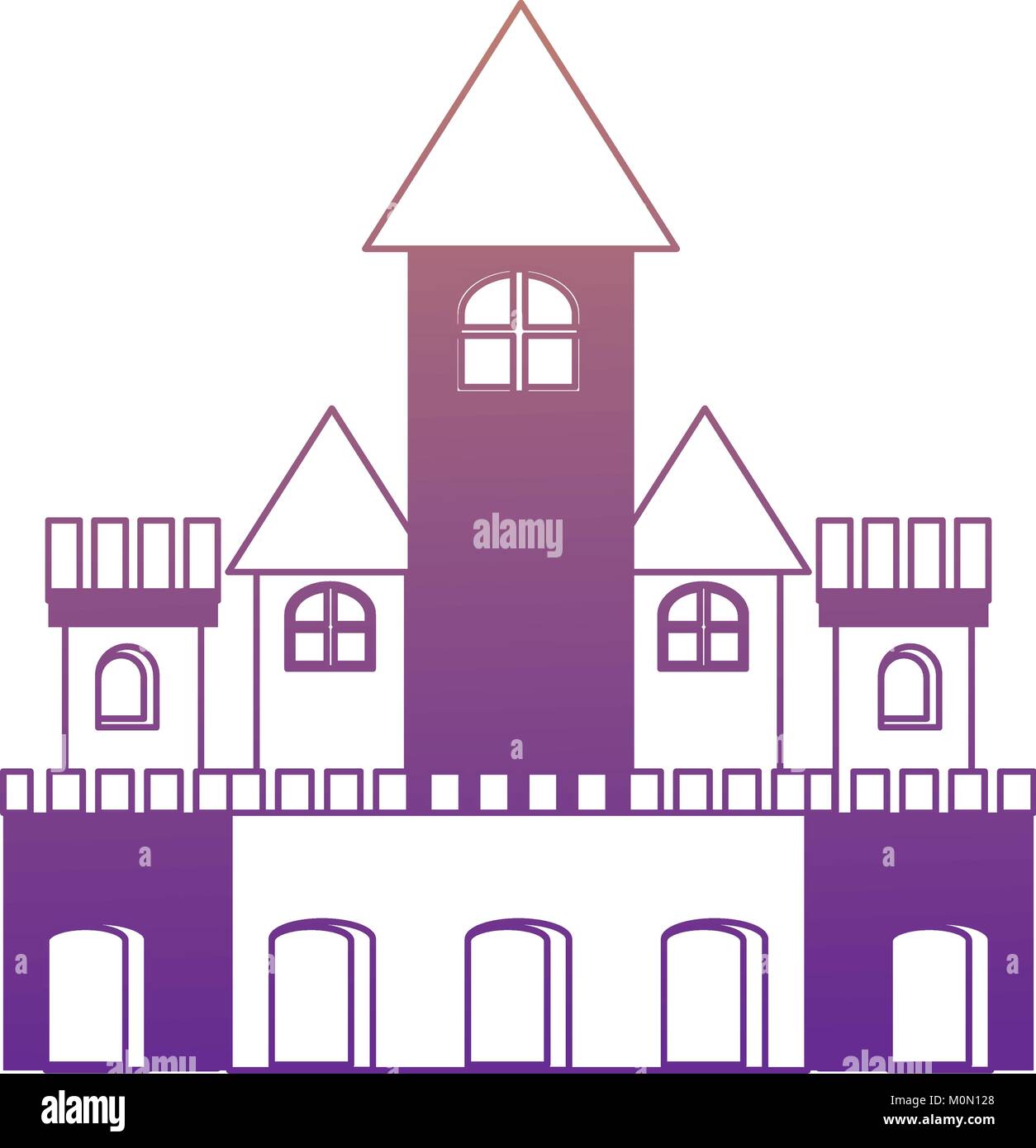 Medieval castle icon image Stock Vector Image & Art - Alamy