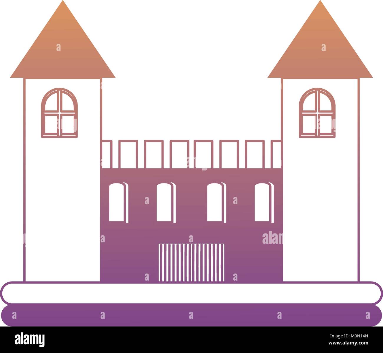 Medieval castle icon Stock Vector Image & Art - Alamy