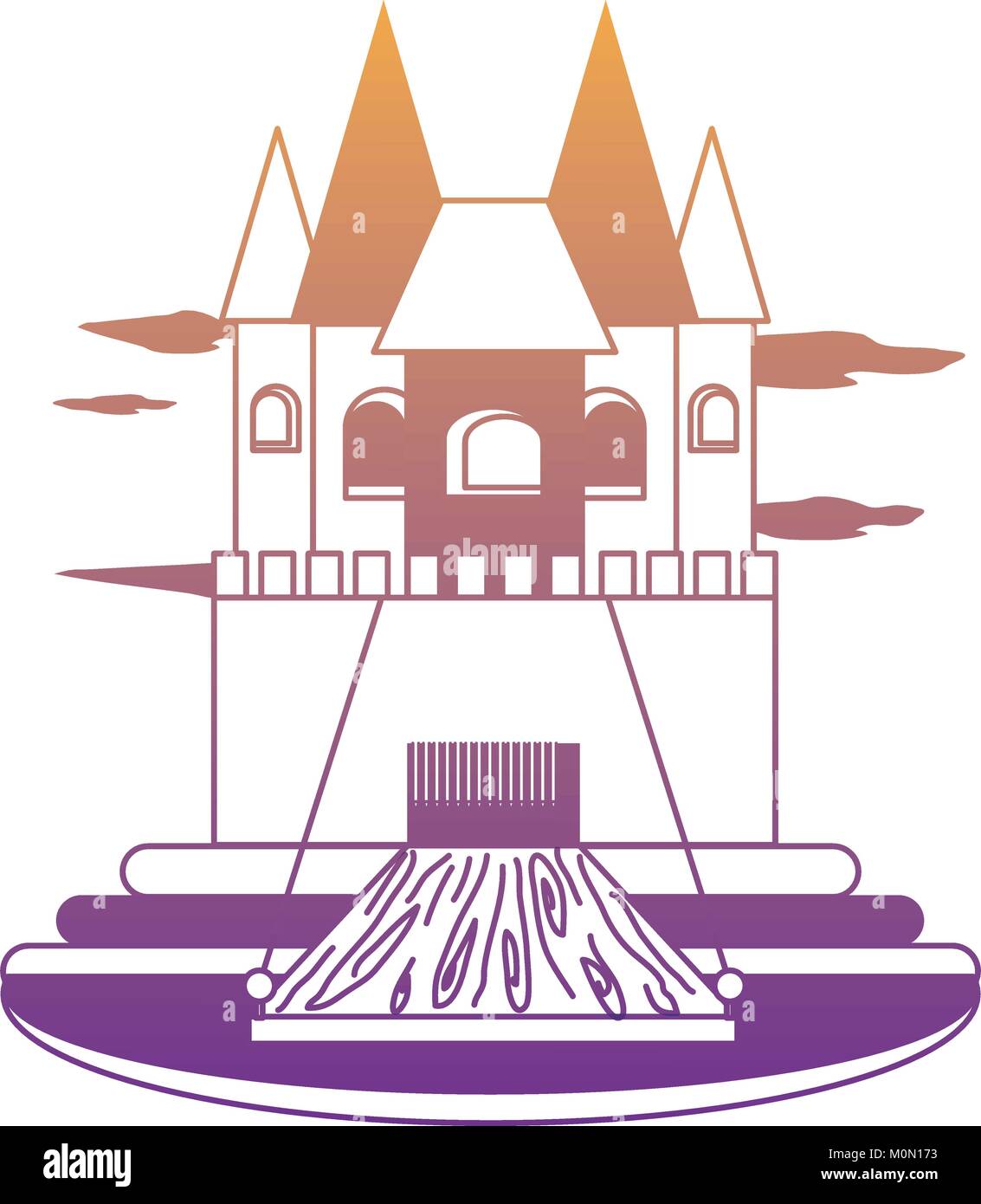 Princess castle icon Stock Vector Image & Art - Alamy