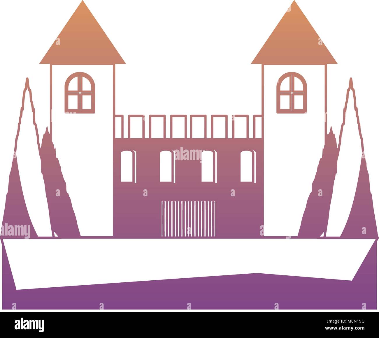 medieval castle icon image Stock Vector Image & Art - Alamy