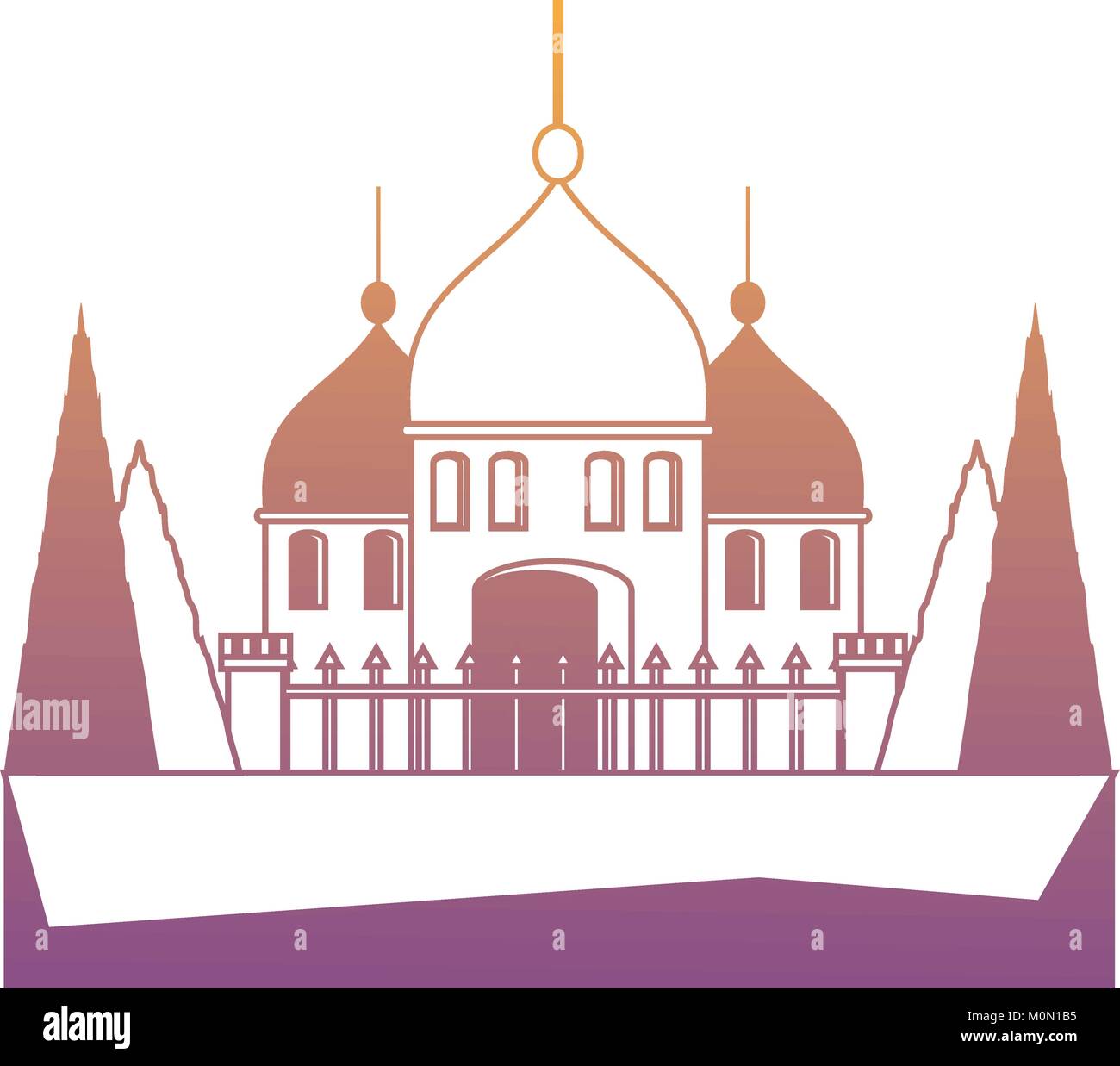 Modern castle icon image Stock Vector Image & Art - Alamy