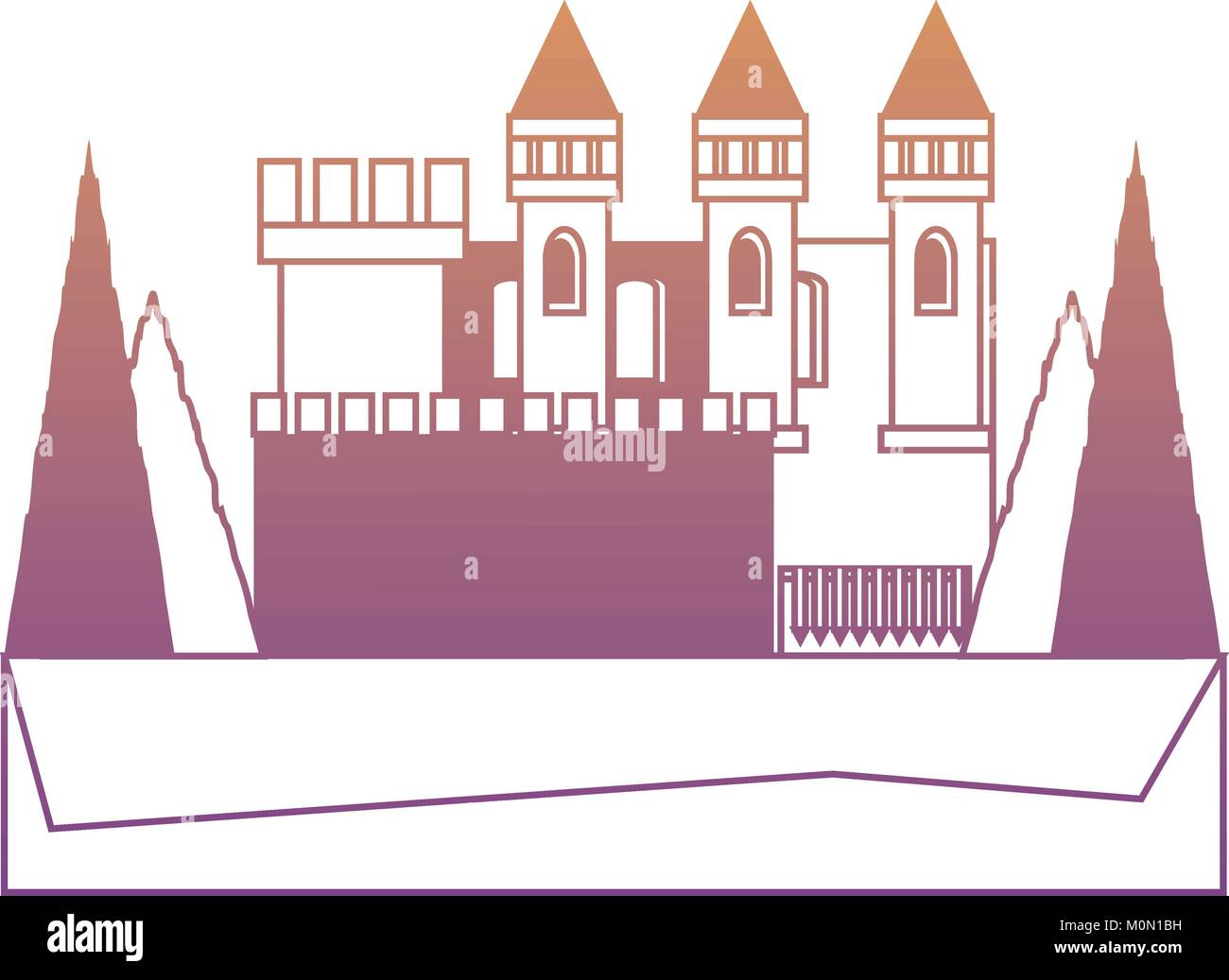 medieval castle icon image Stock Vector Image & Art - Alamy