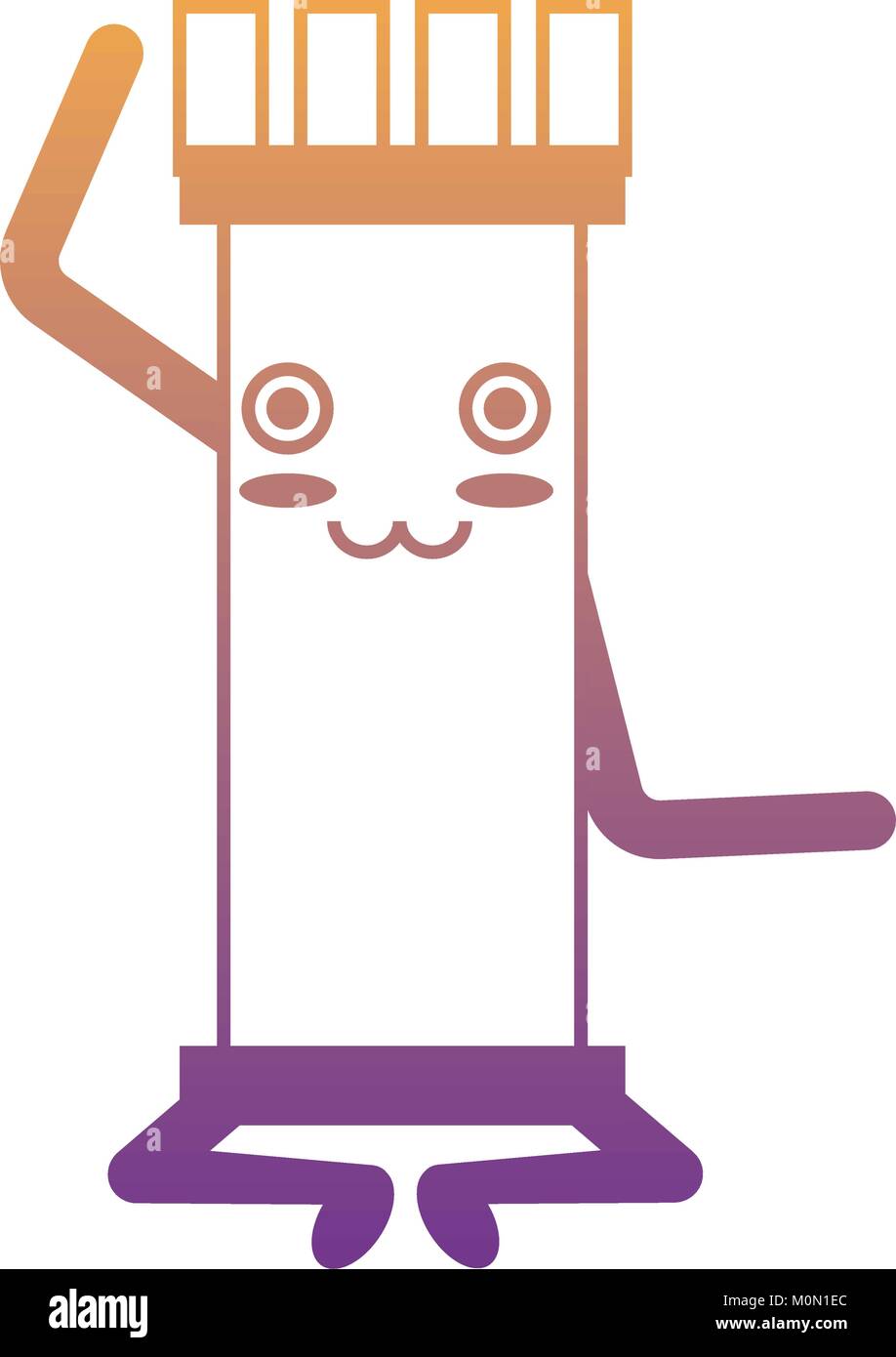 Kawaii tower icon image Stock Vector Image & Art - Alamy