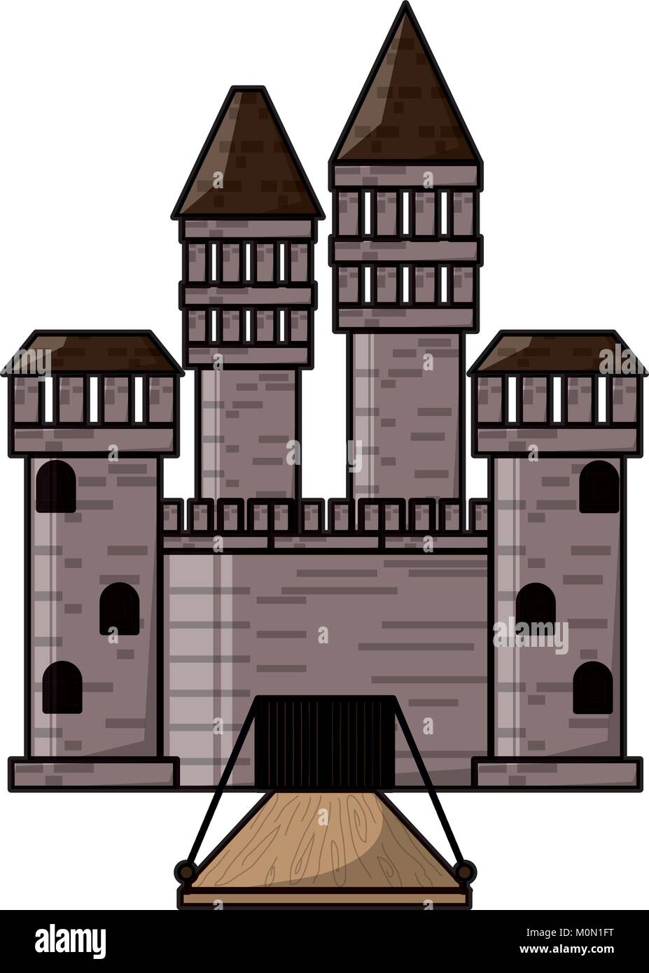 Medieval castle icon Stock Vector Image & Art - Alamy