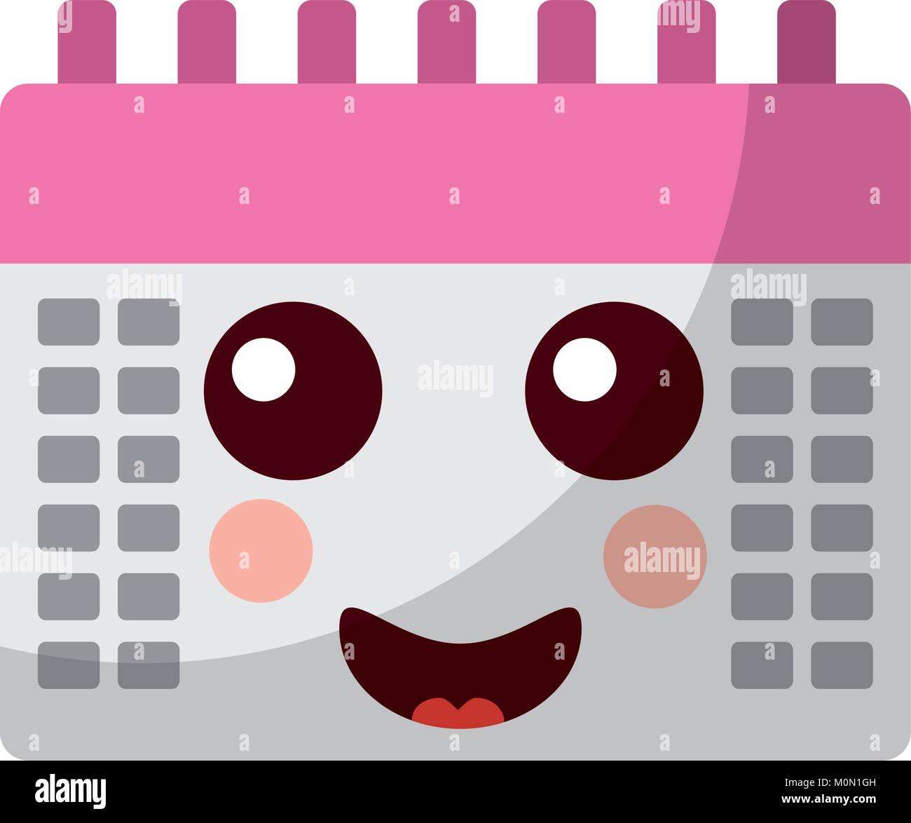 calendar event cute happy kawaii cartoon Stock Vector Image & Art - Alamy