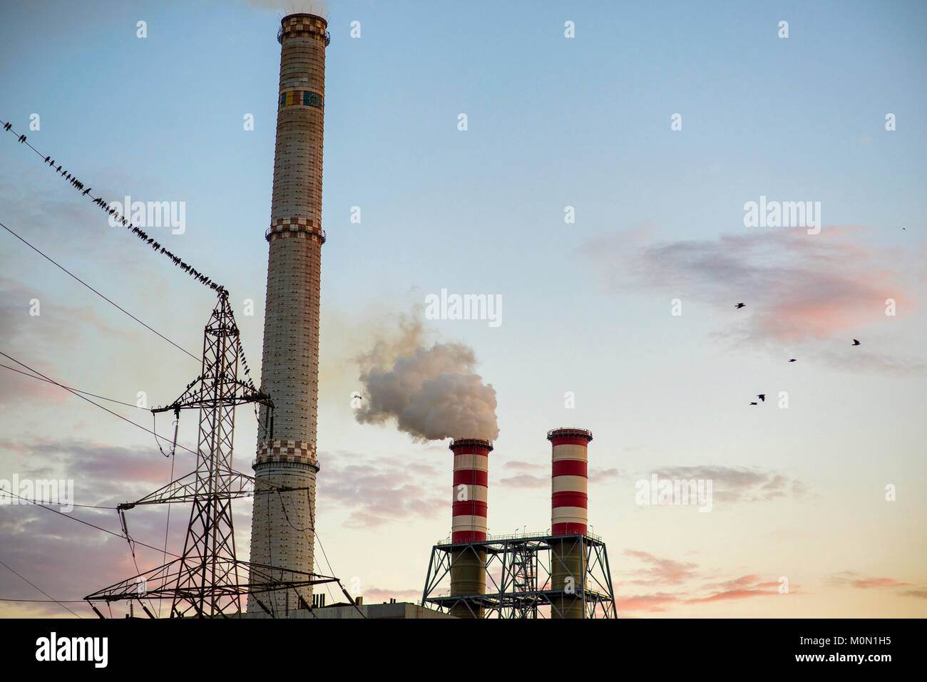 Steam heating plant hi-res stock photography and images - Alamy