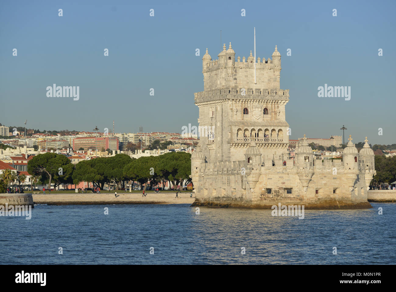 Belem tower front view hi-res stock photography and images - Alamy