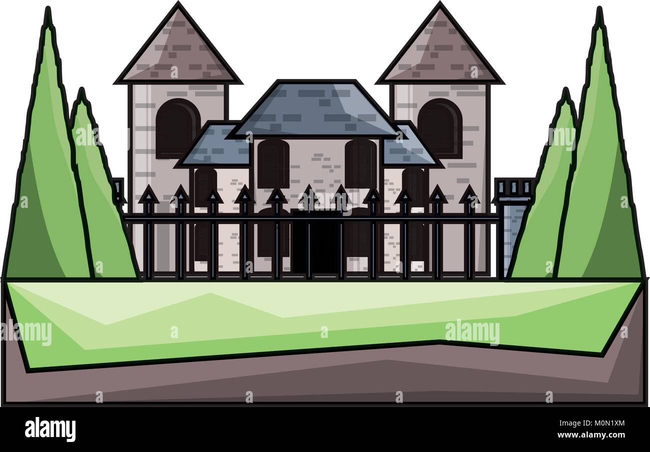 Modern castle icon image Stock Vector Image & Art - Alamy