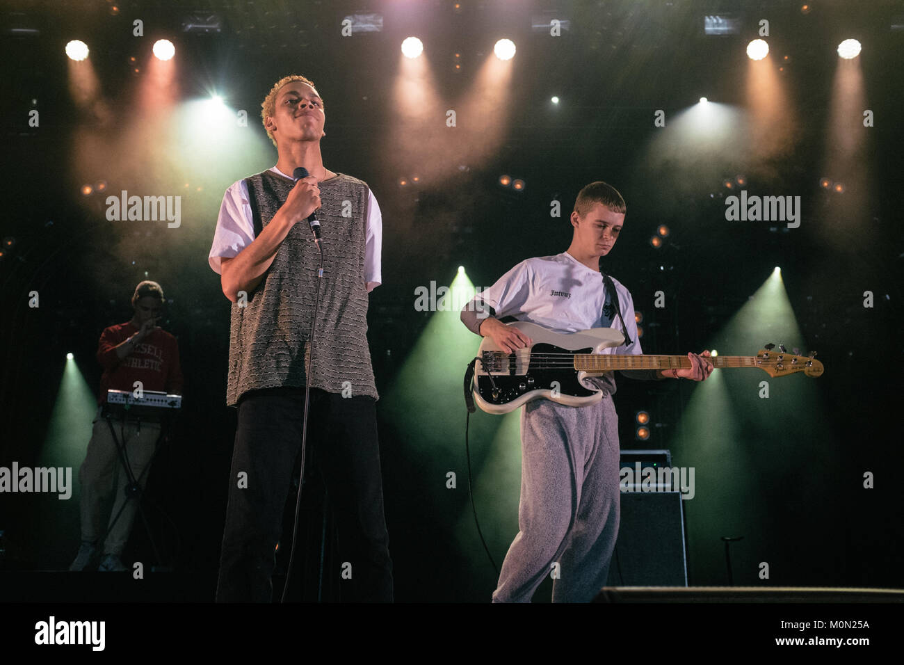 The Danish band Liss performs a live concert at concert the Danish ...