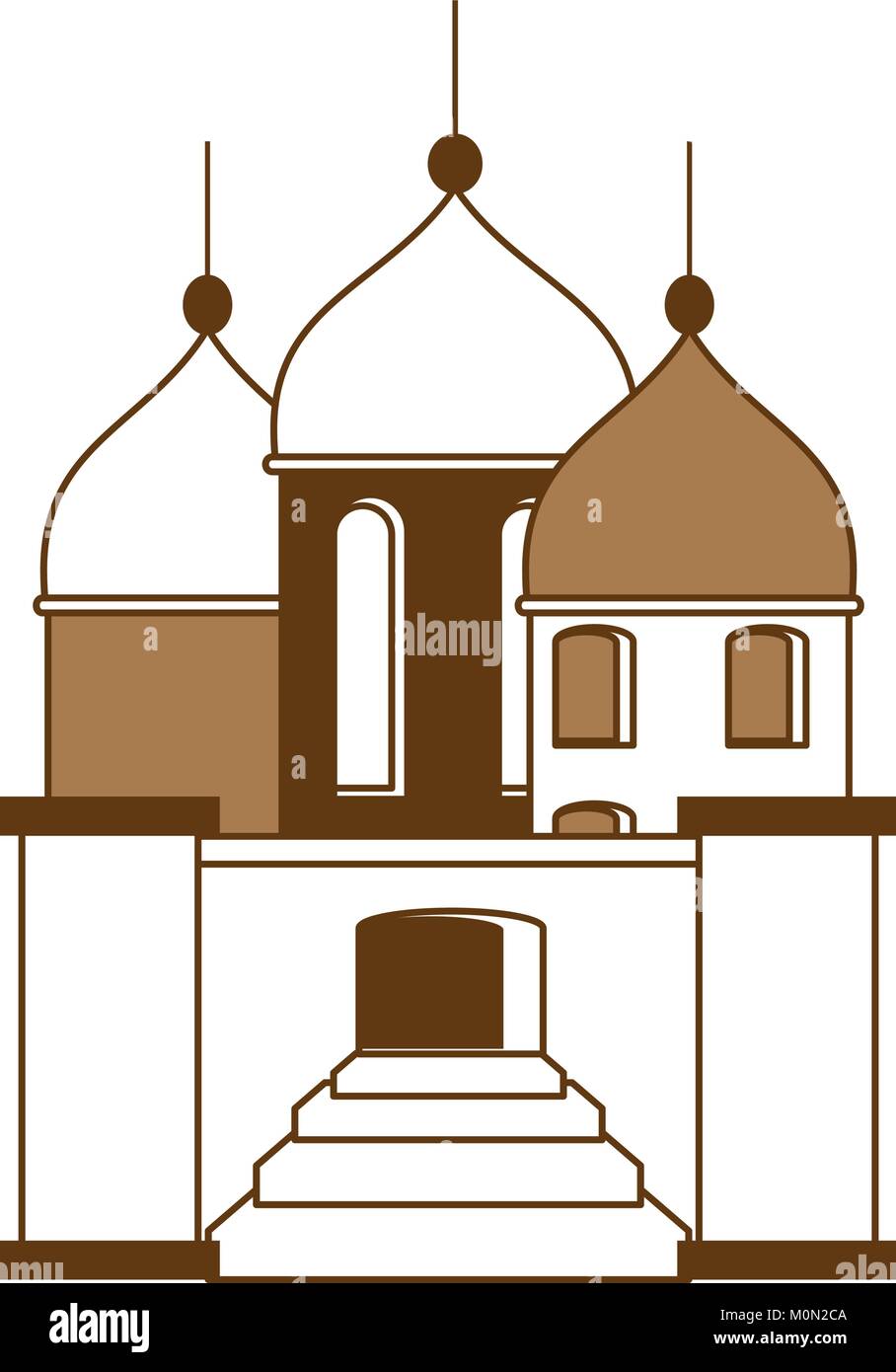 Arabian fortress Stock Vector Images - Alamy