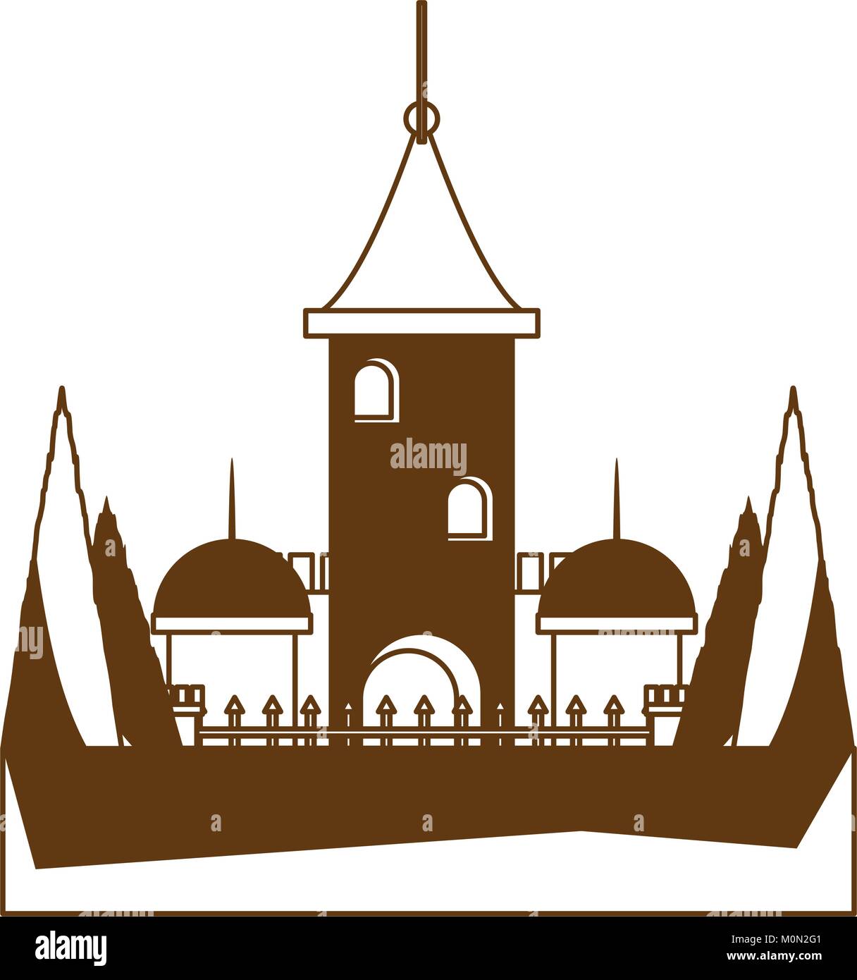 Medieval castle icon Stock Vector Image & Art - Alamy