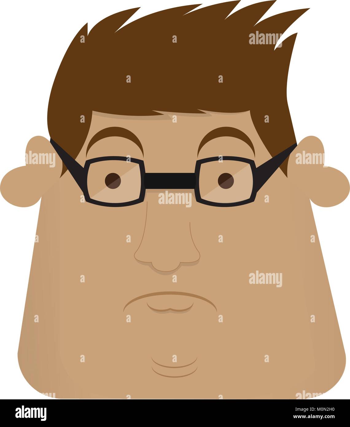 Angry man avatar Stock Vector Image & Art - Alamy