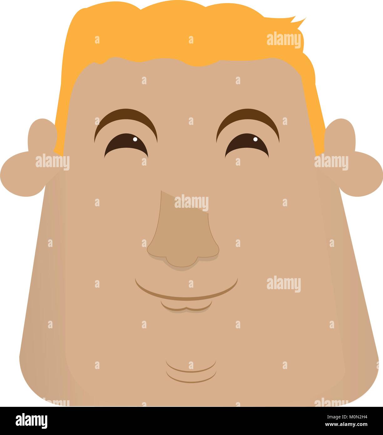 Happy man avatar Stock Vector Image & Art - Alamy