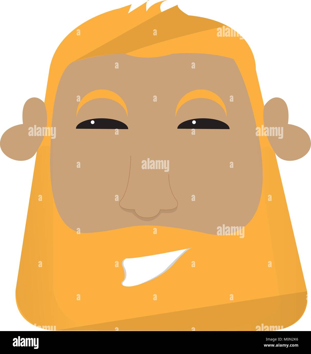 Happy man avatar Stock Vector Image & Art - Alamy