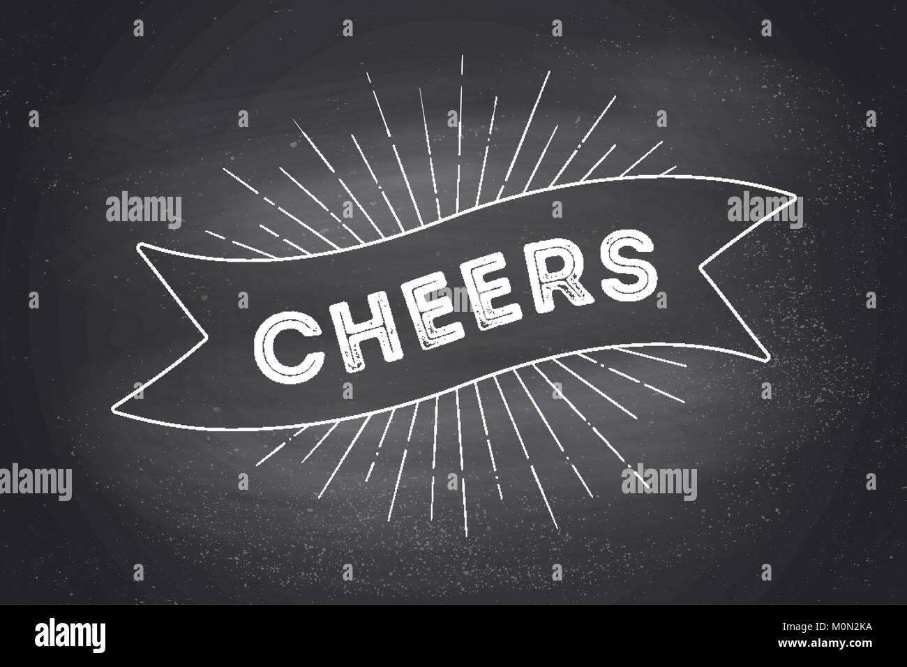 Vintage ribbon with text Cheers Stock Vector Image & Art - Alamy