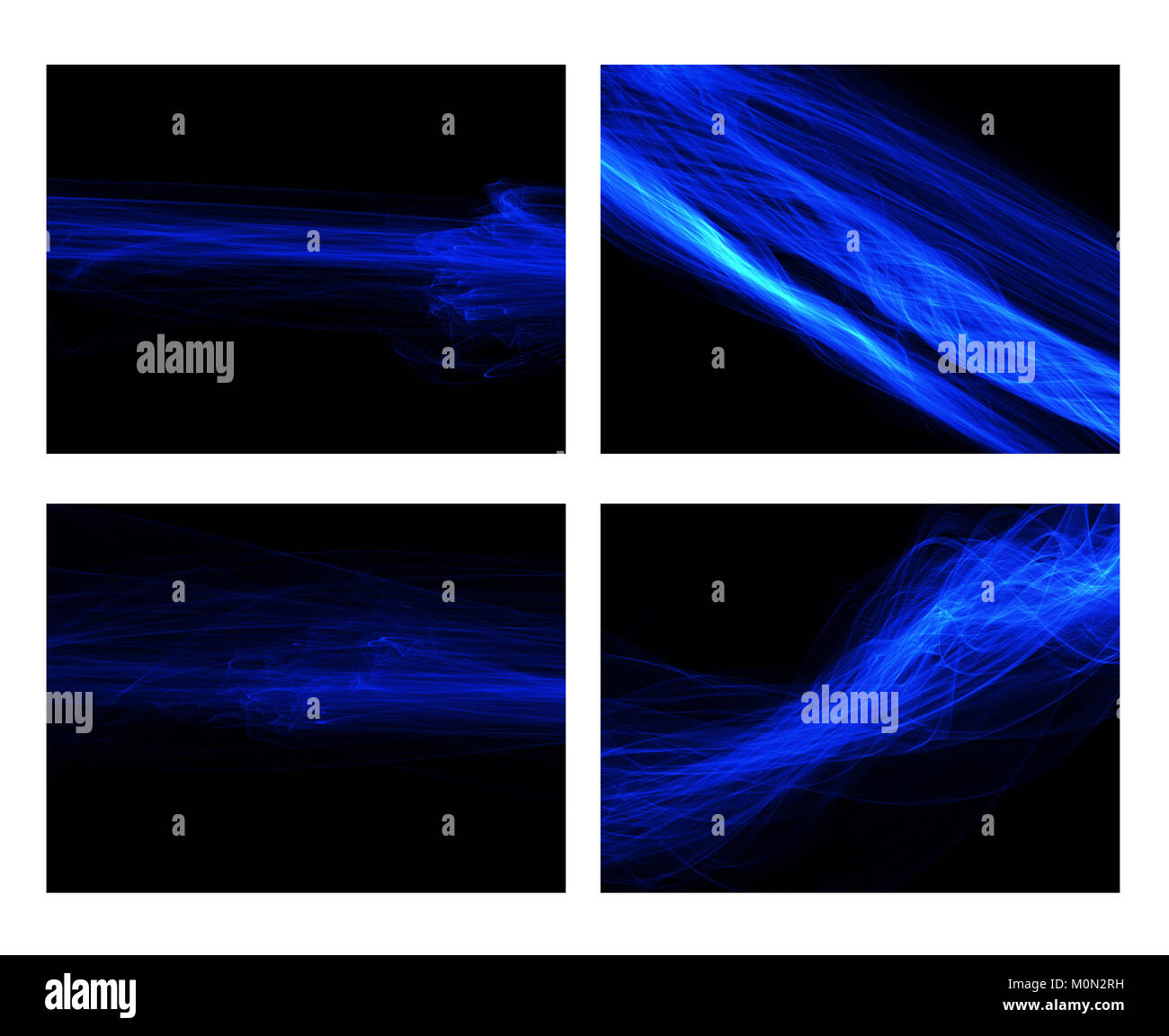 Dark blue neon background Cut Out Stock Images & Pictures - Alamy