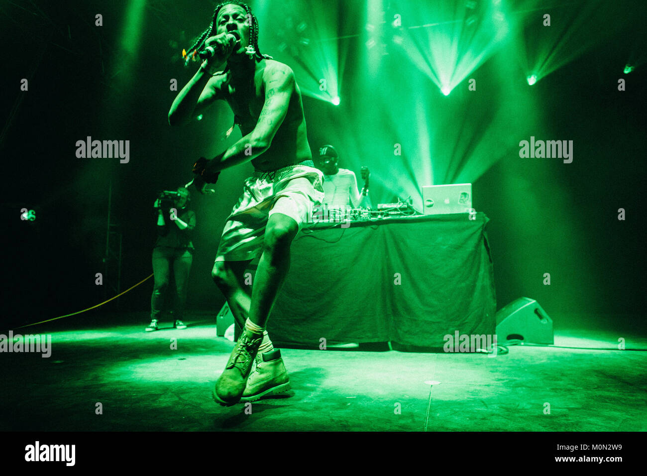 The American queer rapper and performance artist Michael Quattlebaum Jr ...