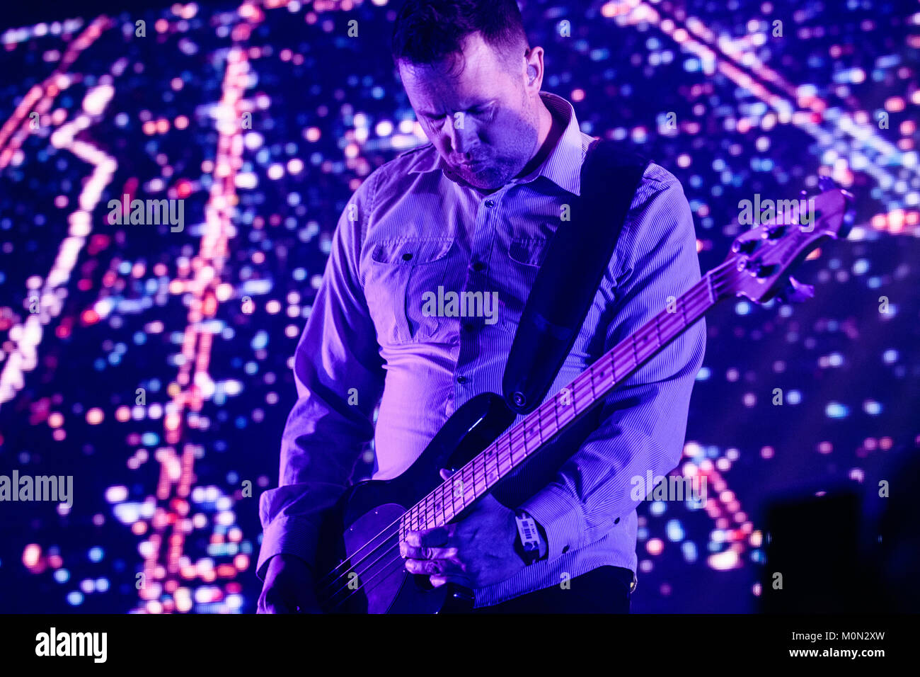 The English rock band New Order performs a live concert at the Danish ...